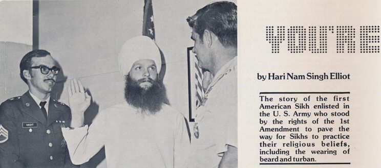 The First 3HO American Sikh Joins the US Army - 3HO International