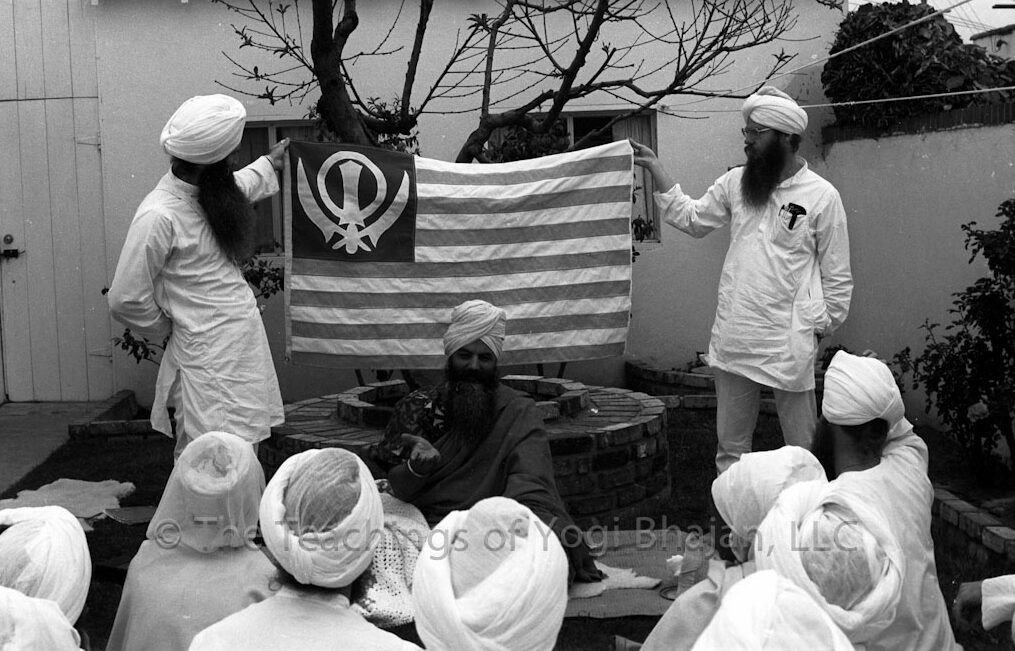 First Khalsa Council Flag Presented - 3HO International